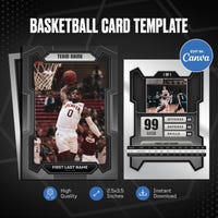 Basketball Card - Etsy