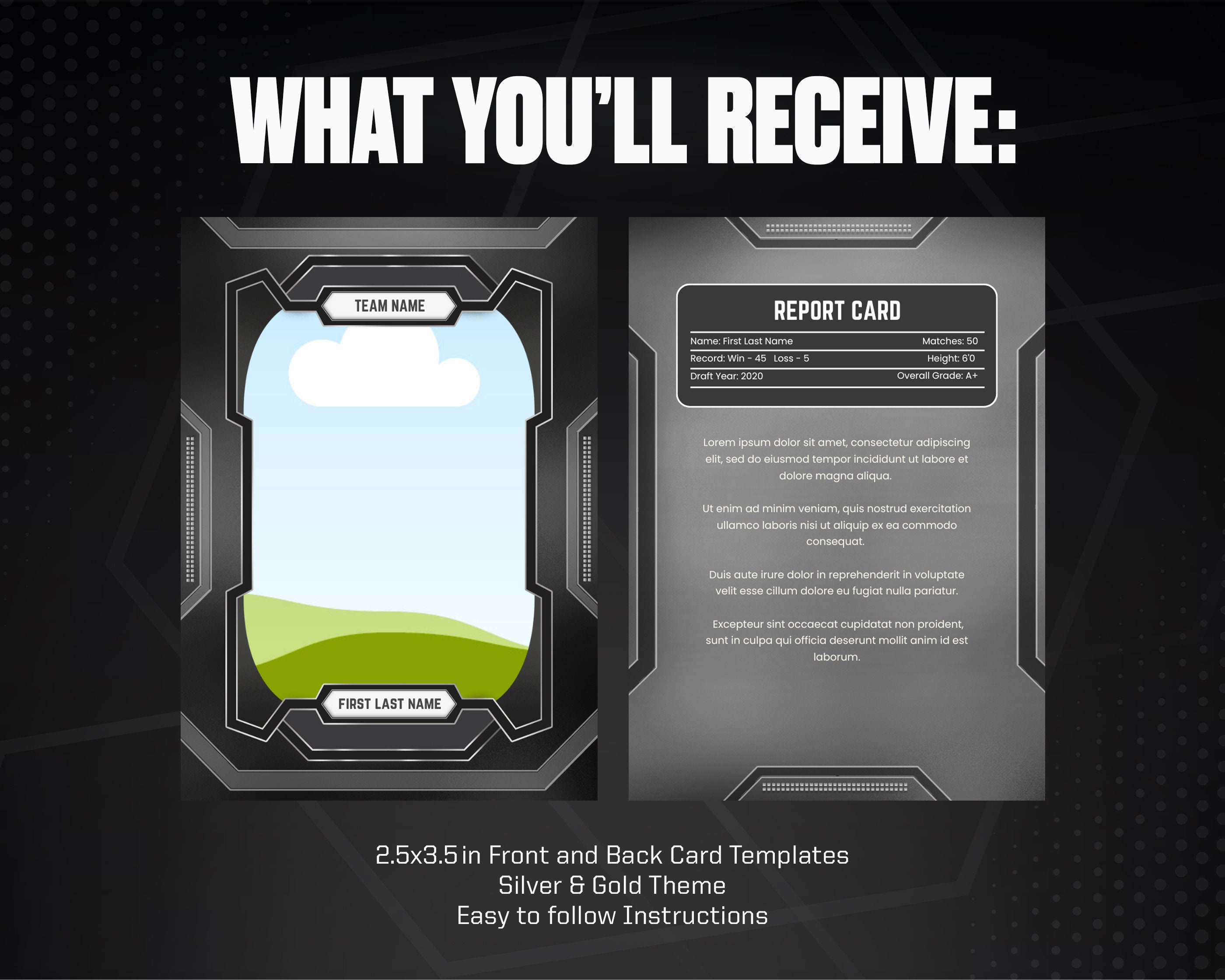 Wrestling Trading Card Canva Template, Create Your Own Customizable ...