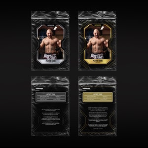 Wrestling Trading Card Canva Template, Create Your Own Customizable ...