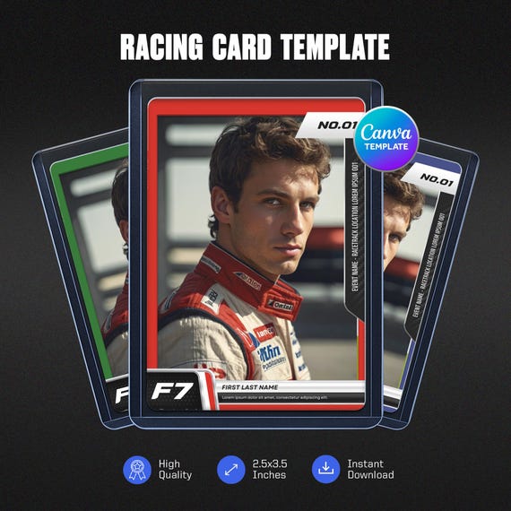 Race Card Template