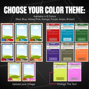 Baseball Card Canva Template, Create Your Own Customizable Sports Card ...