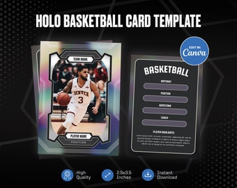 MMA Trading Card Canva Template, Create Your Own Customizable Sports ...