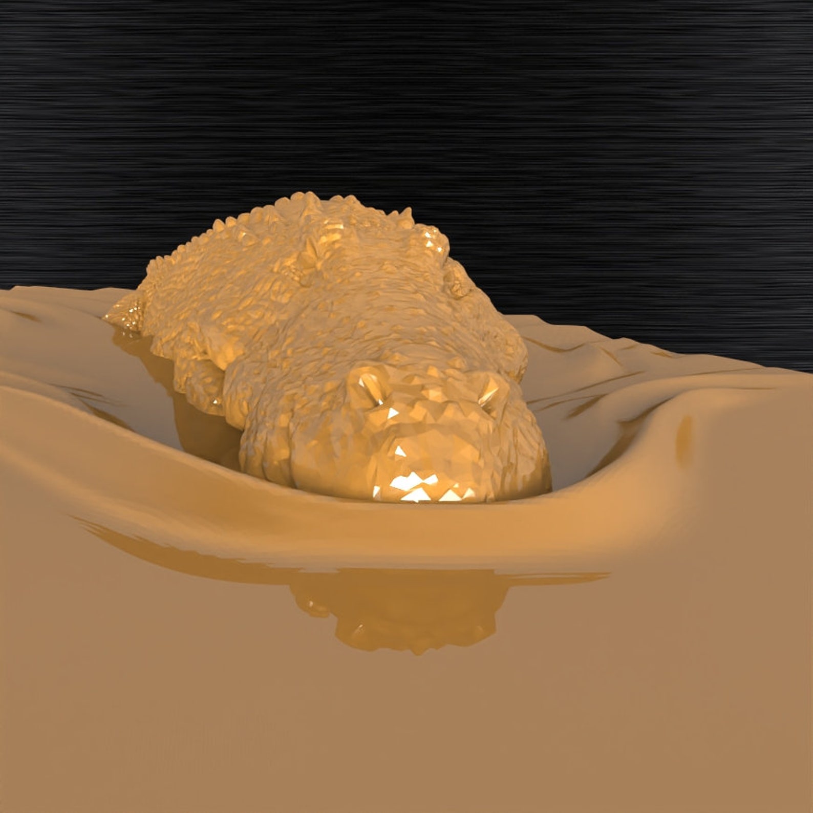 3D Stl Model Router File, Swimming, Crocodile, Aligator, 3d Stl File ...