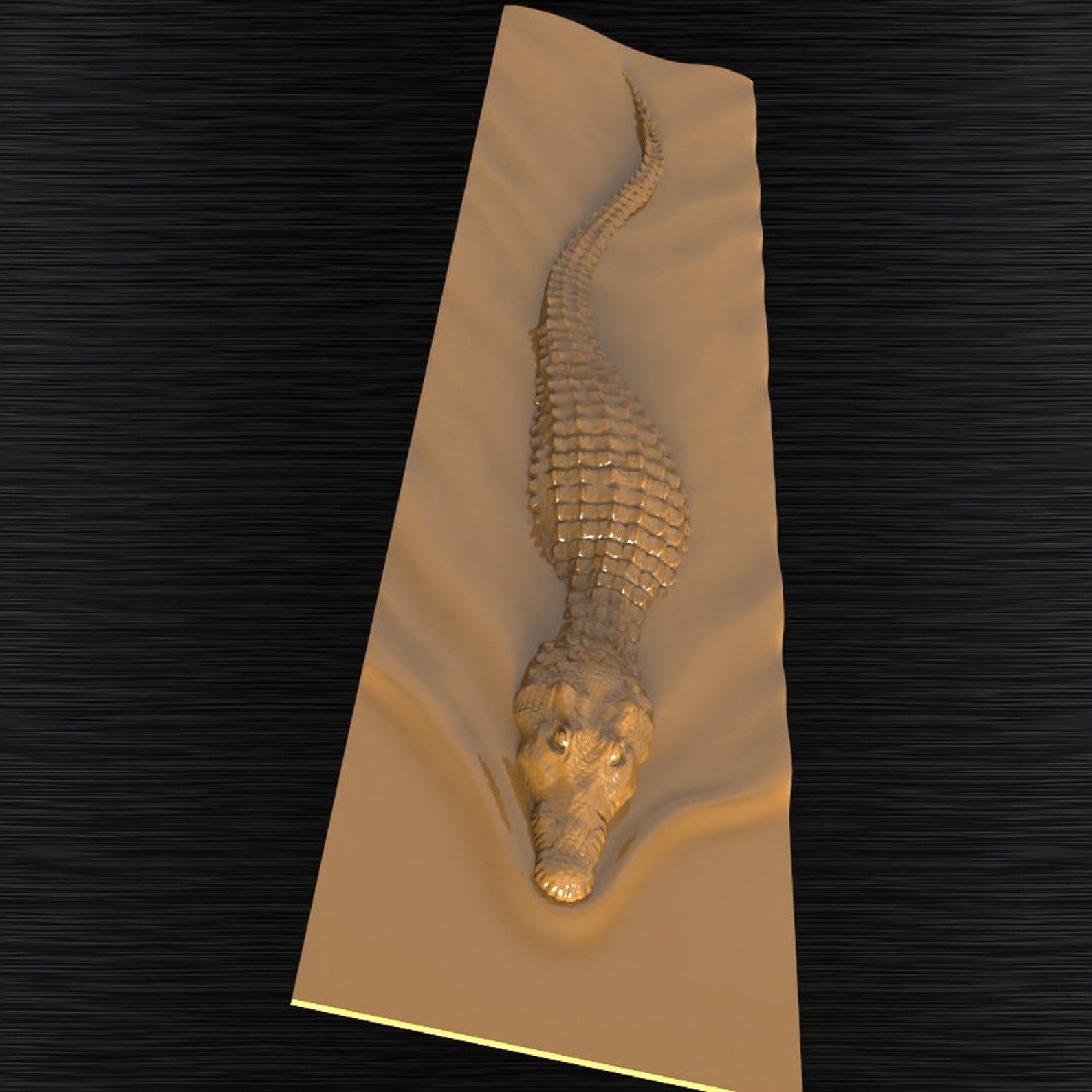 3D Stl Model Router File, Swimming, Crocodile, Aligator, 3d Stl File ...