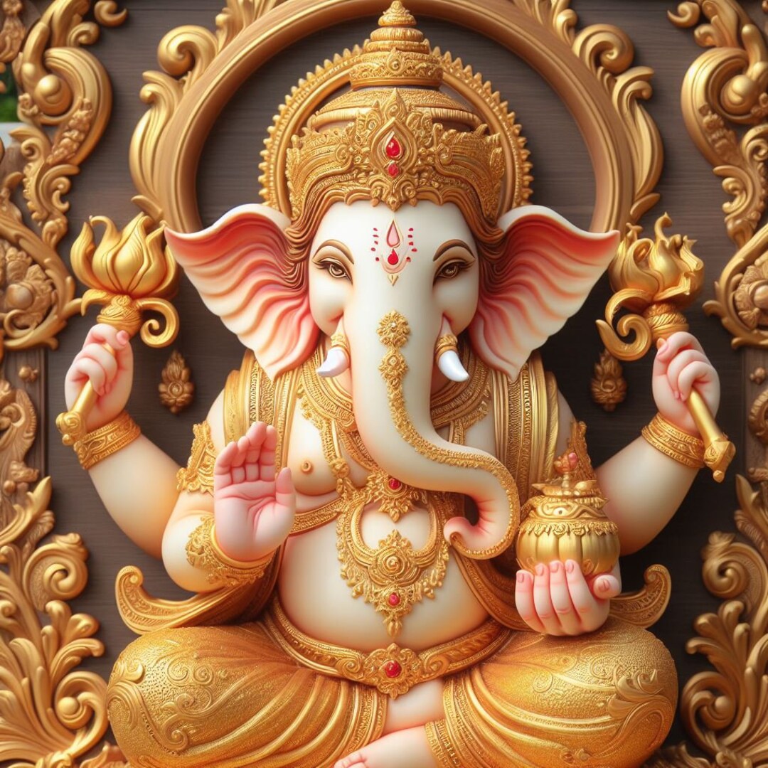 Ganesha Digital Art - Etsy