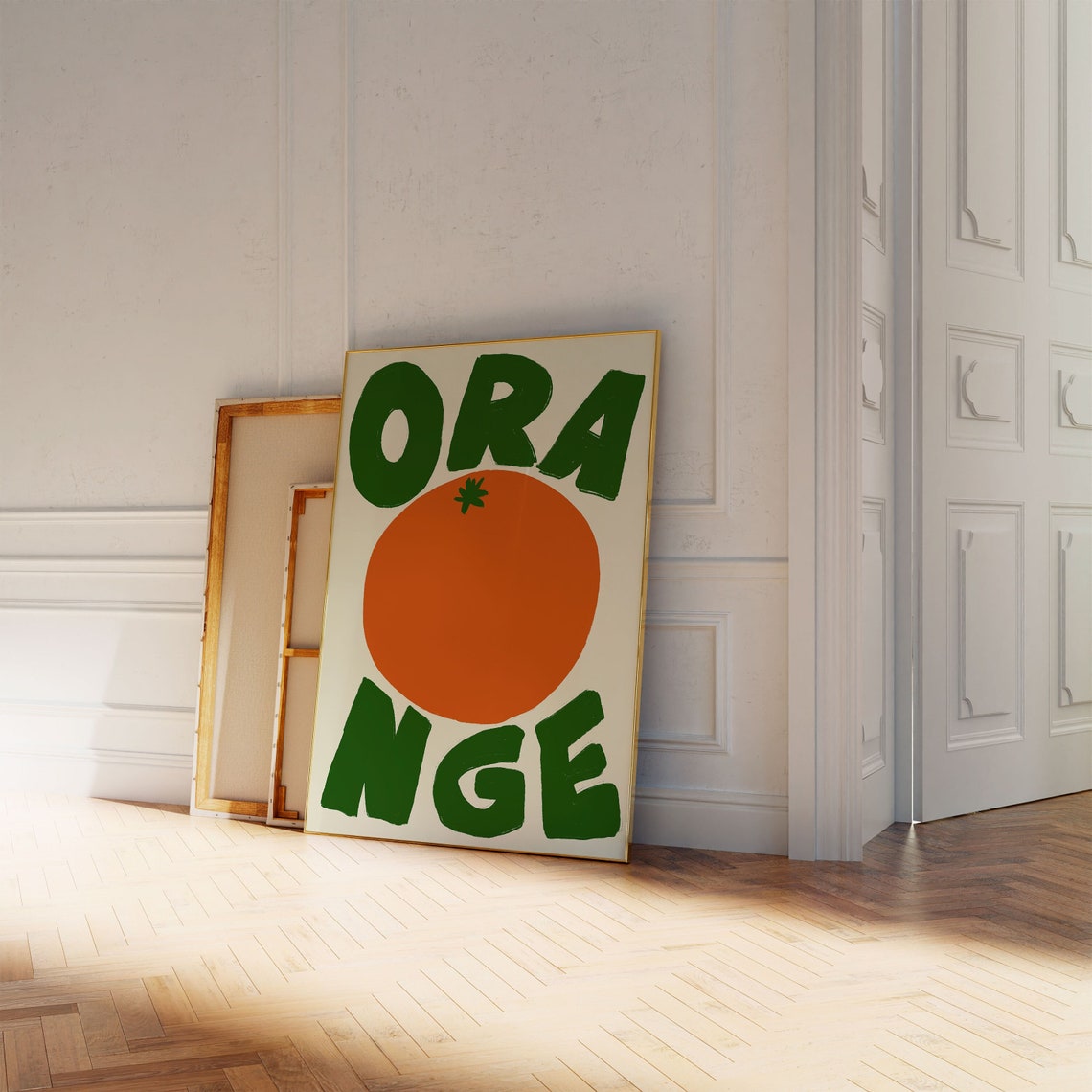 Orange Fruit Poster: Modern Kitchen Print (digital Download) - Etsy
