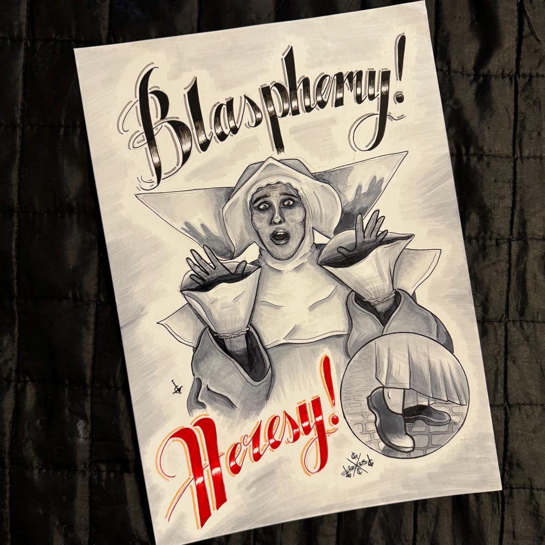 Ghost BC Inspired "satanized" 200gsm A4 Poster Print - Etsy