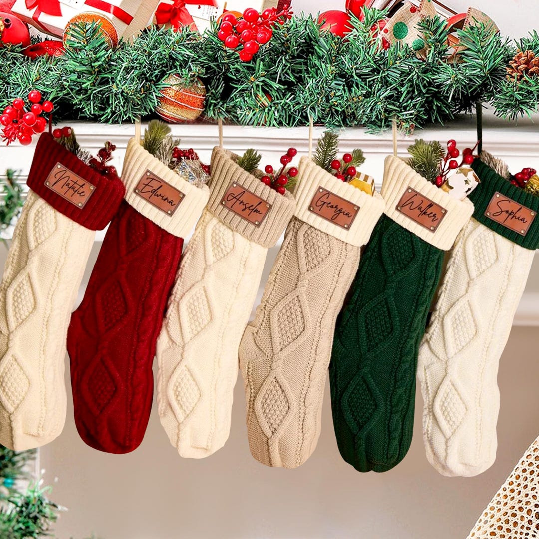 2024 Custom Christmas Socks, Custom Christmas Socks, Embroidered Socks ...