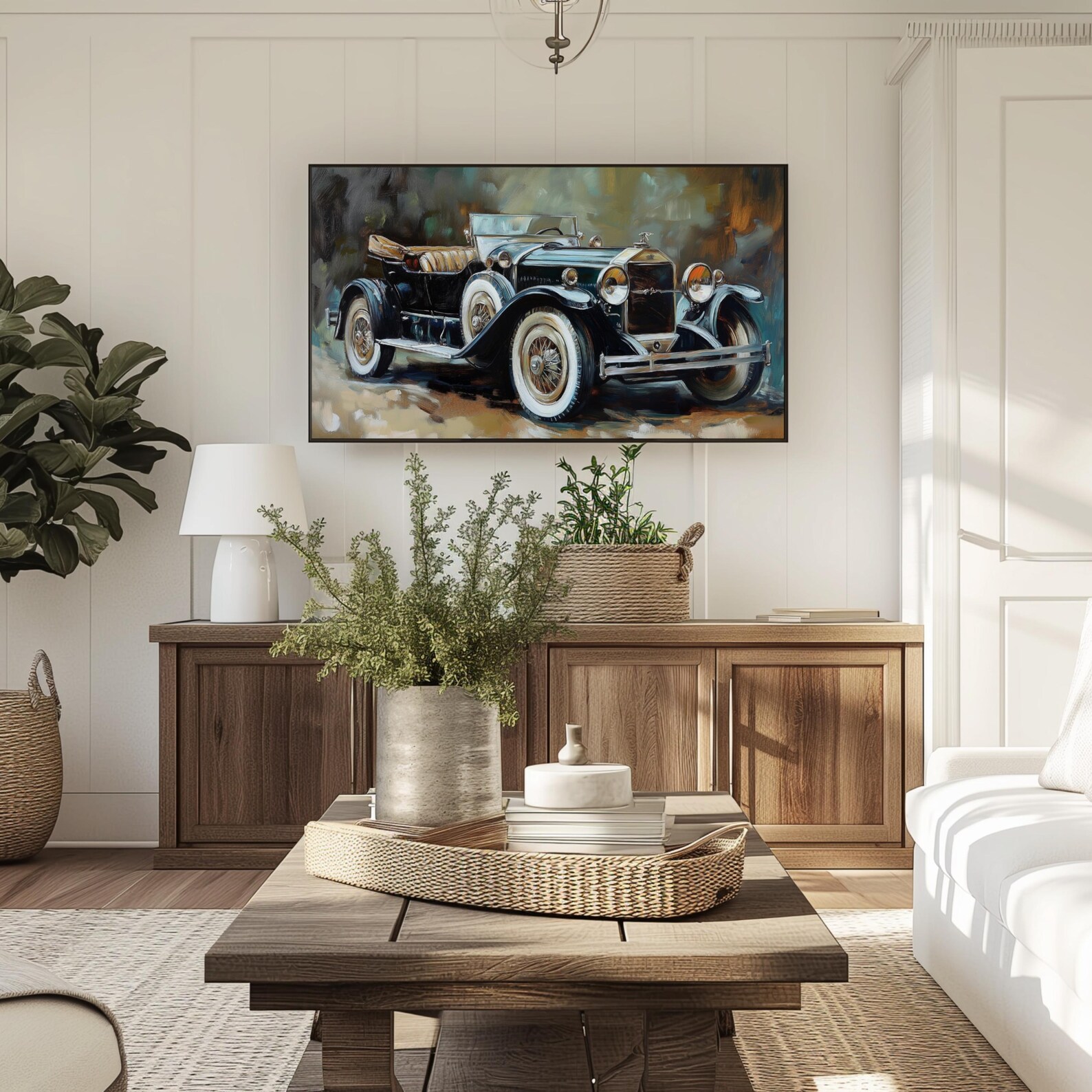 Vintage Rolls Royce Frame TV Art | Antique Car Digital Download for ...