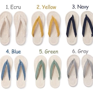 MUJI JAPAN Cotton Thong Sandals, Flip Flop Type Slippers, Comfortable ...