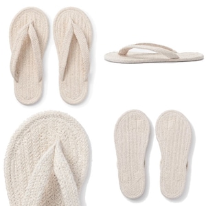MUJI JAPAN Cotton Thong Sandals, Flip Flop Type Slippers, Comfortable ...