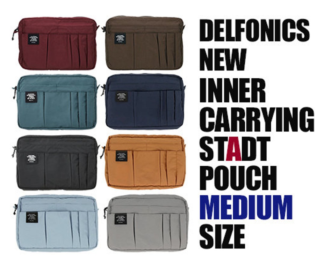 Delfonics Inner Carrying Stadt Pouch Medium Size, 14 Pockets ...