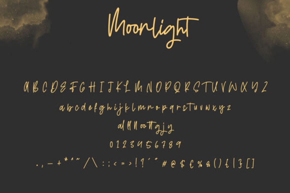 Moonlight Font, Handwritten Font, Cricut Fonts, Casual Font, Modern ...