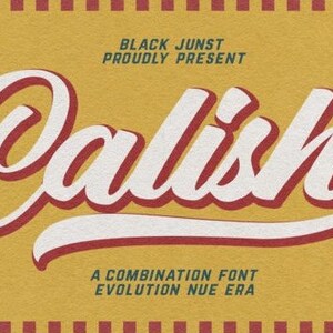 Calish Font, Handwritten Font, Cricut Fonts, Casual Font, Modern Font ...