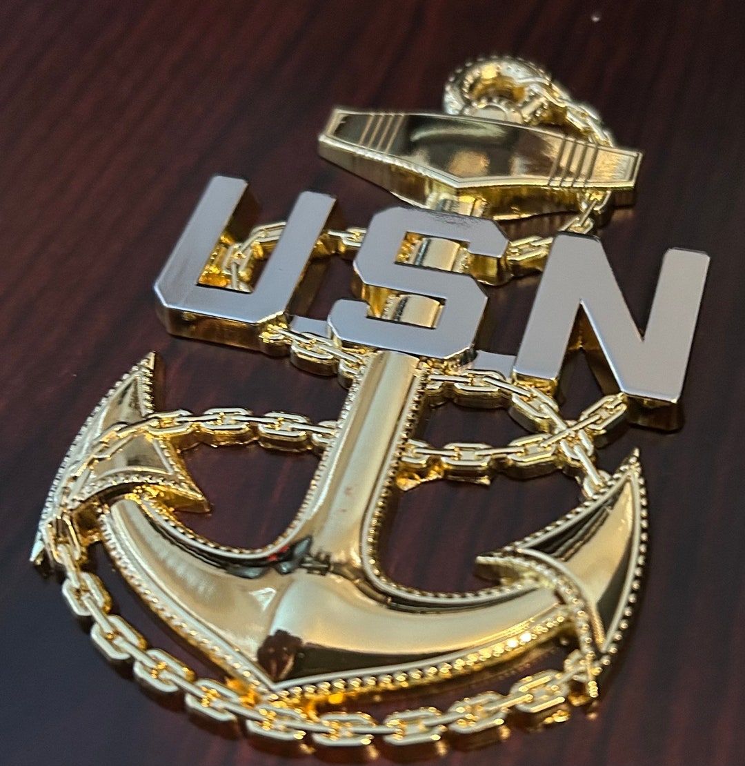 Navy Chief 4 Anchor With Pins and Frogs - Etsy