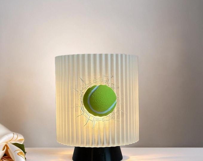 Tennis Ball Lamp. Made With Real Tennis Balls. Can Be Personalized. - Etsy