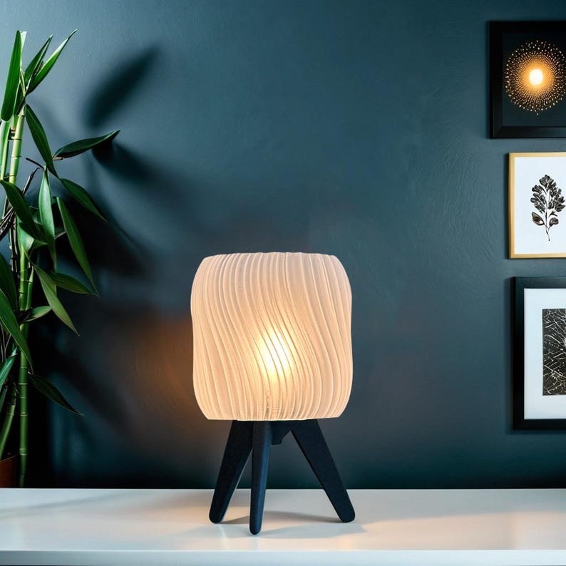 Coral Reef Desk Lamp – Modern 3D Printed Night Light, Sustainable PLA ...