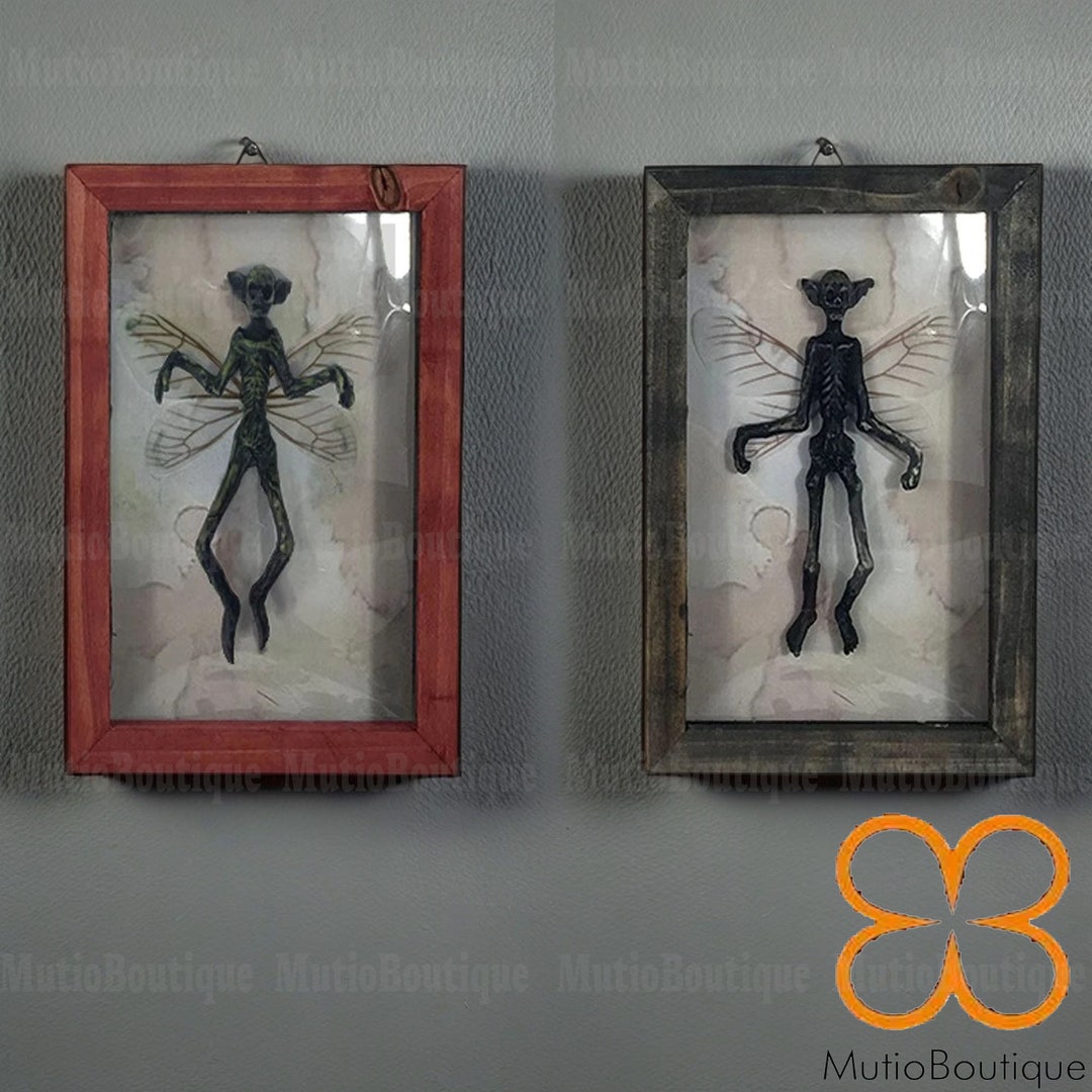 Mummified Specimens,dark Wind Mysterious Picture Frame Halloween ...