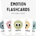 Emotion Flash Cards With Bible Verses, Emotion Faces, Emotions Clipart ...