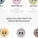 Emotion Flash Cards With Bible Verses, Emotion Faces, Emotions Clipart ...