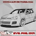 Volkswagen Golf V GTI 2008 SVG, Vw Golf PNG, Volkswagen Golf Gti Vector ...