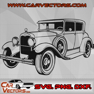 1927 Ford Model A SVG , Ford Model A 1931 , Vector, Illustration ...