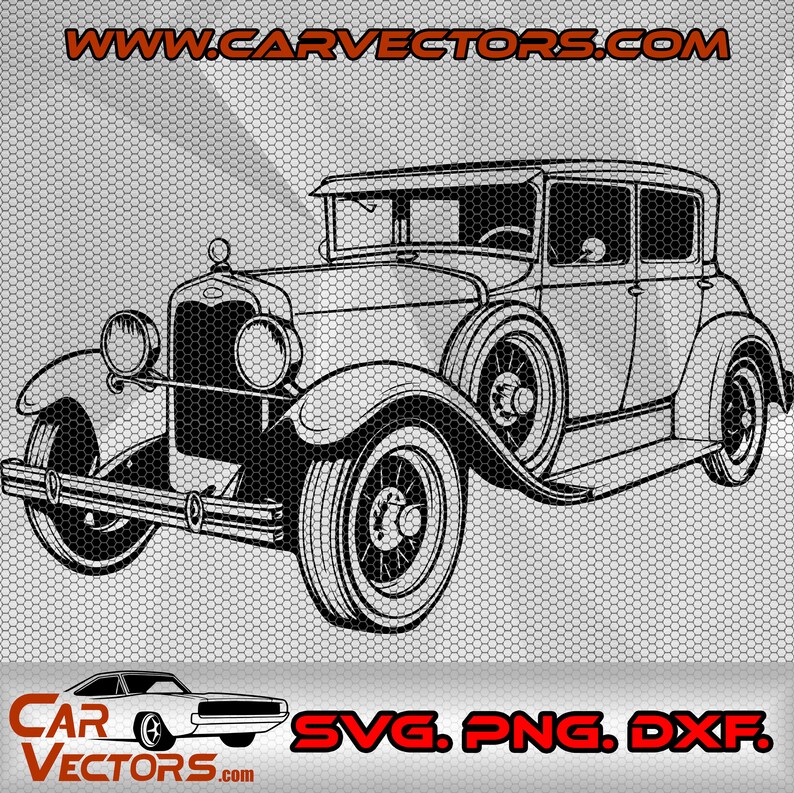 1927 Ford Model A SVG , Ford Model A 1931 , Vector, Illustration ...