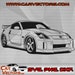 Nissan 350z 2003 SVG, Vector Art Illustration Drawing, Nissan 350z ...