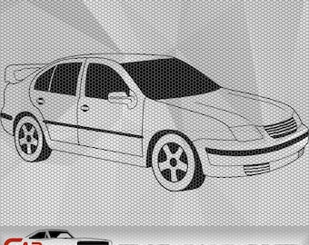Volkswagen Jetta III MK3 SVG, Vw Jetta Mk3 Png, Volkswagen Jetta 3 ...