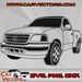 2000 Ford F-150 Pickup Truck SVG, Ford Old Pick up Truck Png, Ford F ...