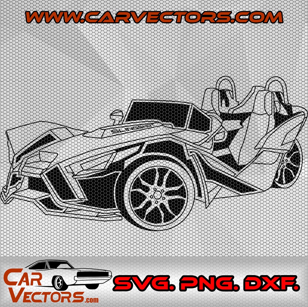 Slingshot R 2024 Three Wheel Motorcycle Polaris Slingshot SVG, PNG ...