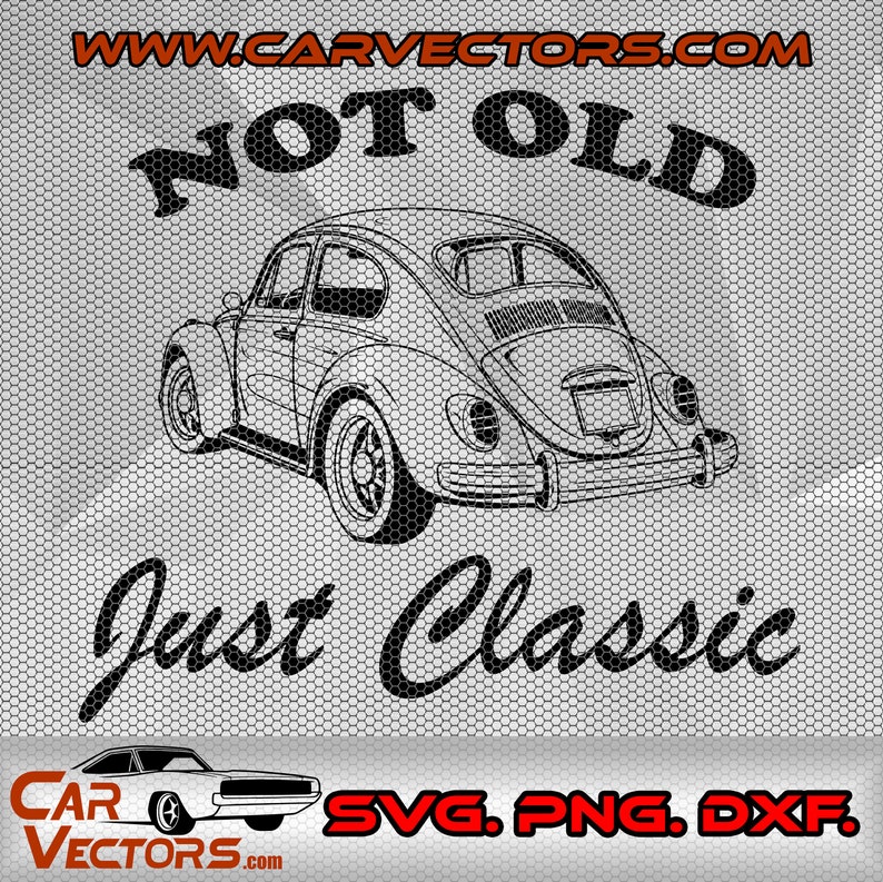 Volkswagen Beetle 1965 Classic Car SVG, Vw Beetle, I Am Not Old, Just Classic PNG, Volkswagen ...