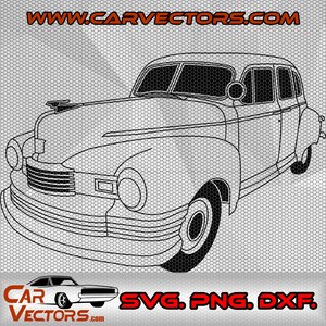 1946 Nash Ambassador SVG , 1946 Nash Ambassador , Vector, Illustration ...