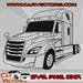 2021 Freightliner Cascadia American Truck SVG, Freightliner Cascadia ...