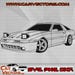 Toyota Supra MK3 SVG, Vector Art Illustration Drawing, Supra MK3 Vector ...