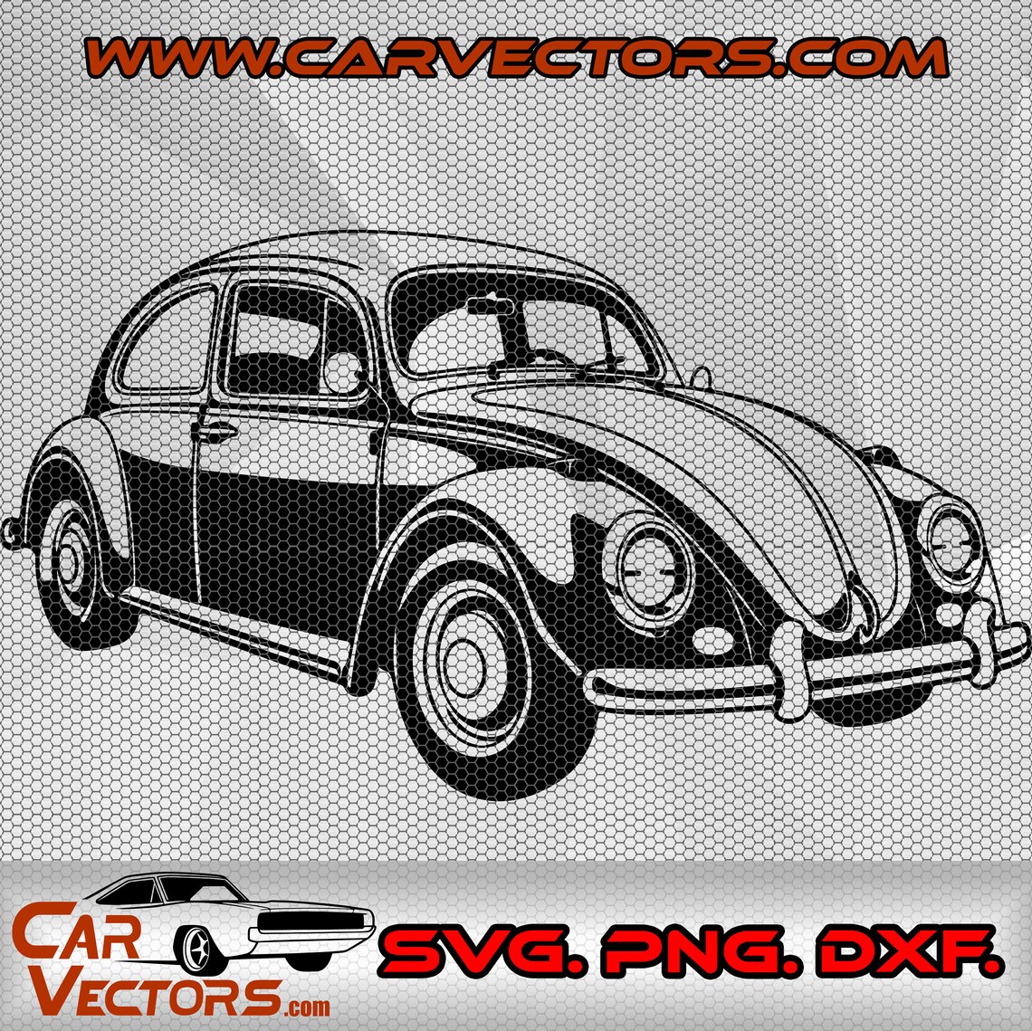 Volkswagen Beetle 1965 Classic Car SVG, Vw Beetle, Volkswagen Beetle ...
