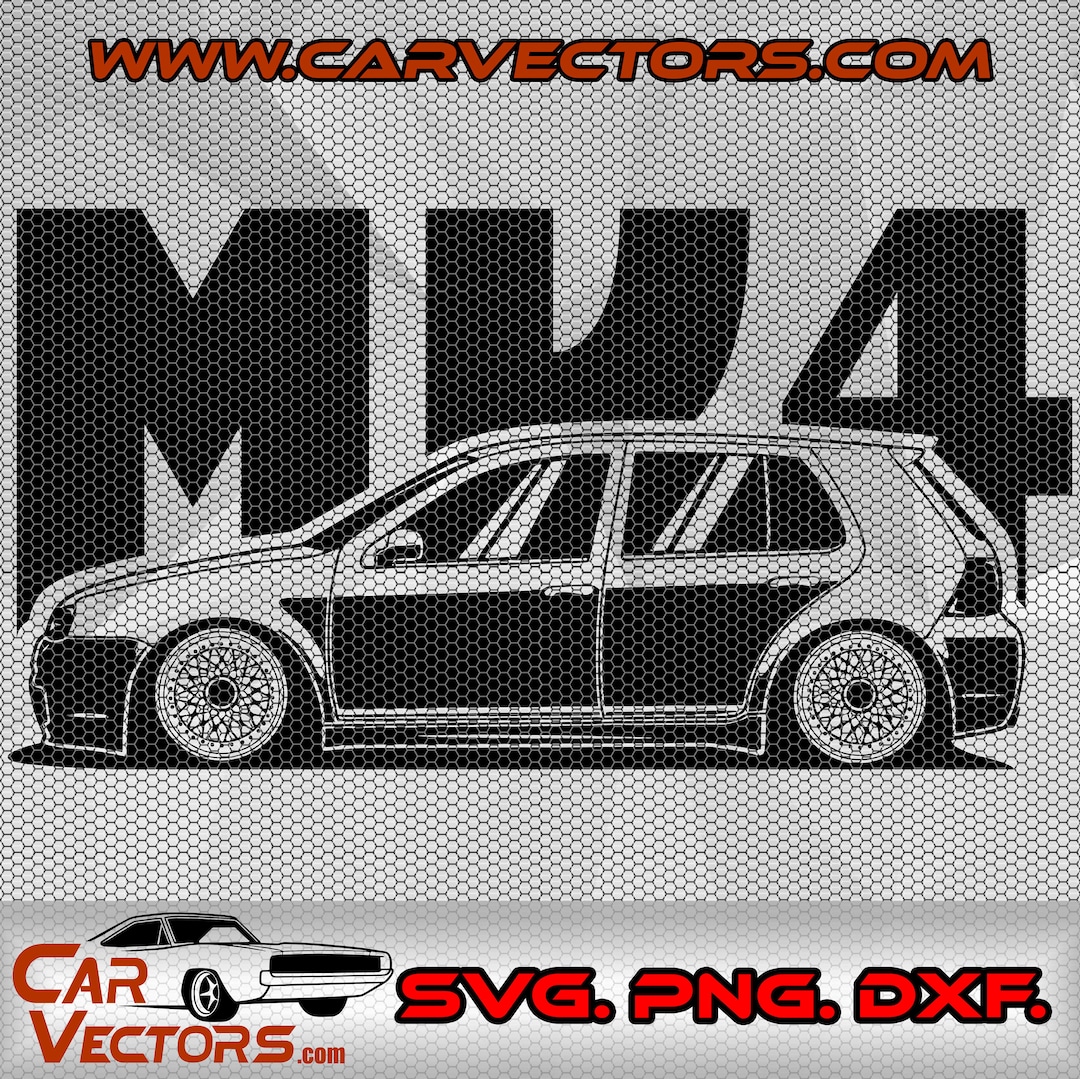 Volkswagen Golf MK4 SVG, Vw Golf Iv IV 4 Png, Volkswagen Golf 4 Gti ...