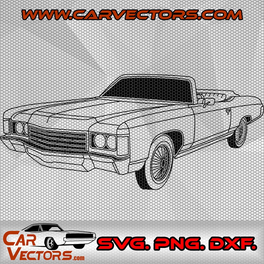 71 Chevrolet Impala SVG, 1971 Chevrolet Impala American Muscle Lowrider ...