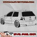 Volkswagen Golf MK4 Rear SVG, Vw Golf Iv IV 4 Png, Volkswagen Golf 4 ...