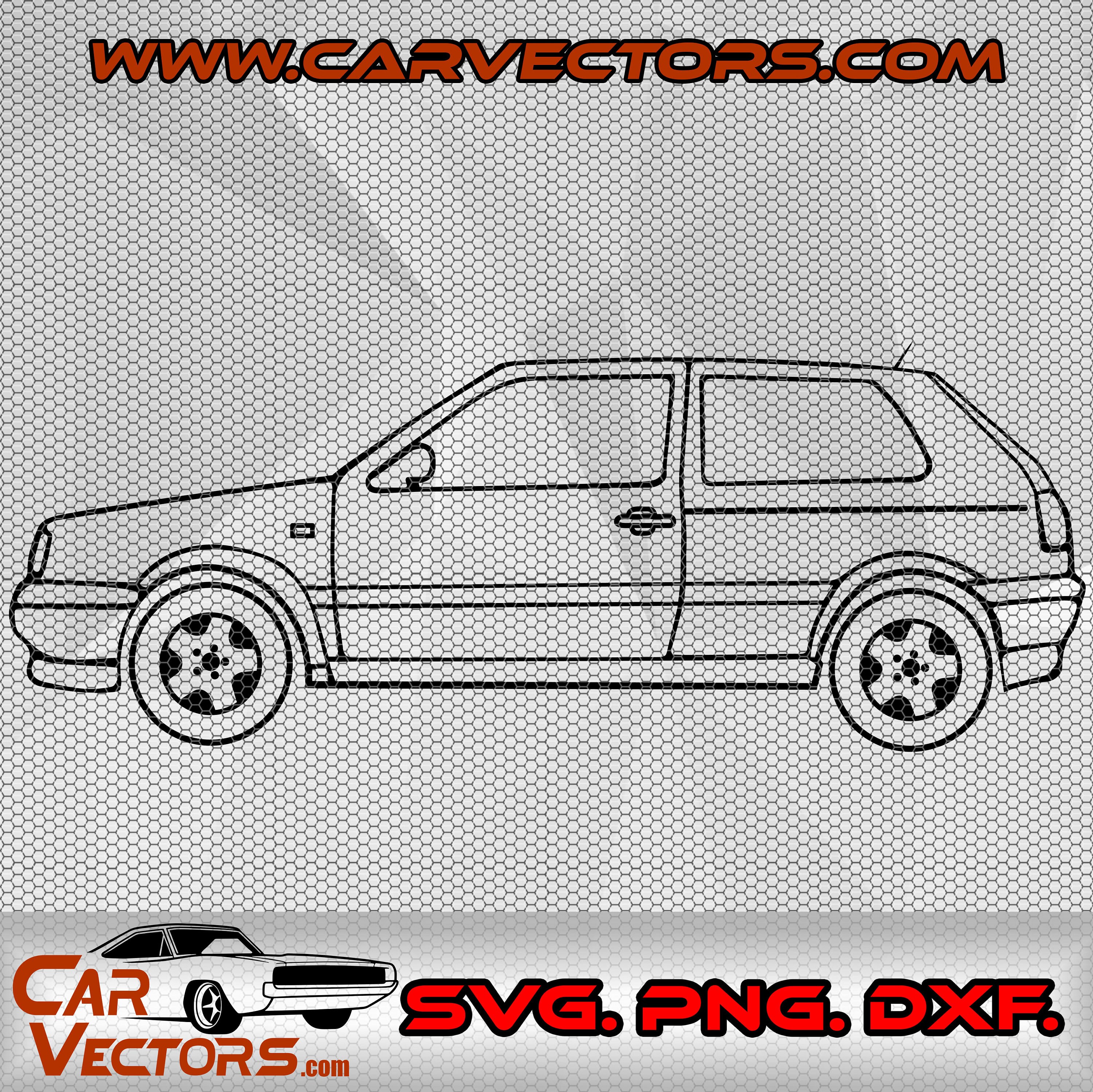 Volkswagen Golf III MK3 Coupe SVG, Vw Golf 3 Png, Volkswagen Golf 3 ...