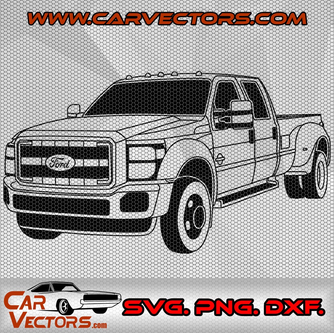 Ford F-450 Super Duty Pick up Truck Classic American PNG SVG, Super ...