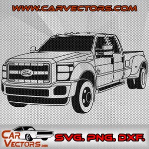 Ford F-450 Super Duty Pick up Truck Classic American PNG SVG, Super ...
