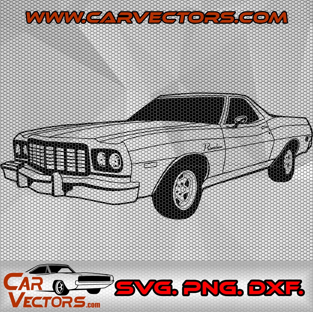 FORD RANCHERO Pick up Truck 1975 Classic American Png Svg, Cut File ...