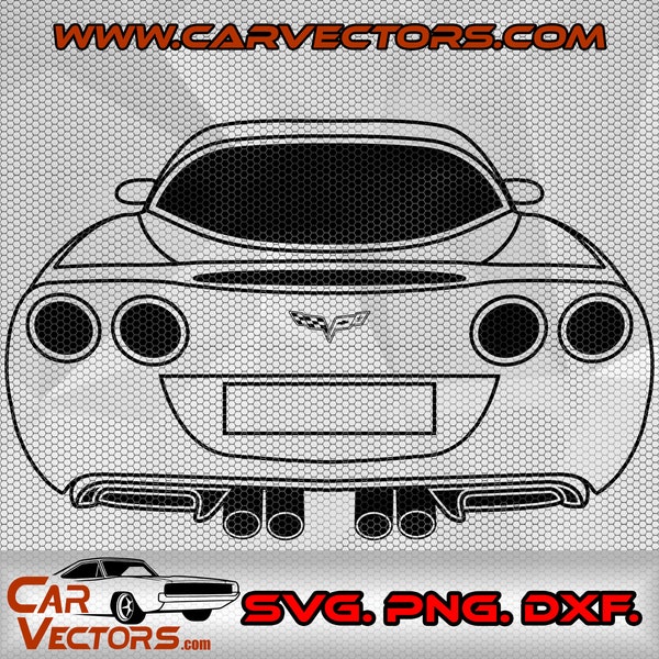 Corvette Stencil - Etsy