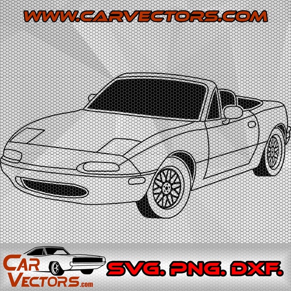 Mazda Miata Svg - Etsy