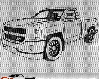 Chevrolet Silverado Z71 Truck Nature Photograph - Etsy