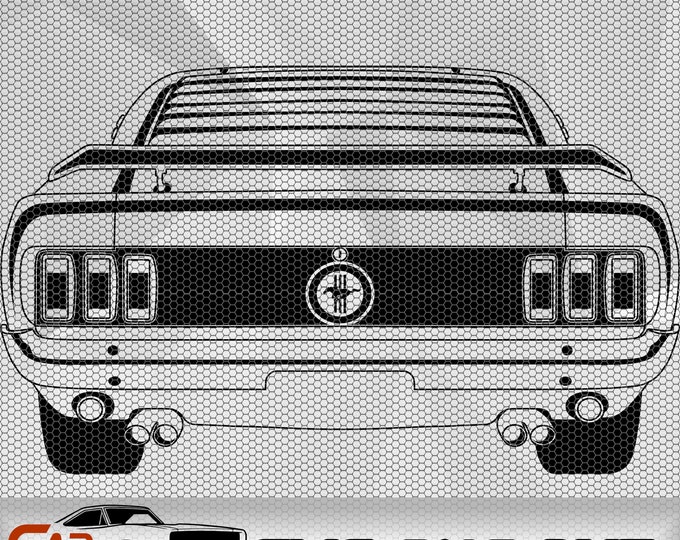 Ford Mustang Mach 1 Logo - Digital Download (DXF, PNG, SVG) - Etsy Canada