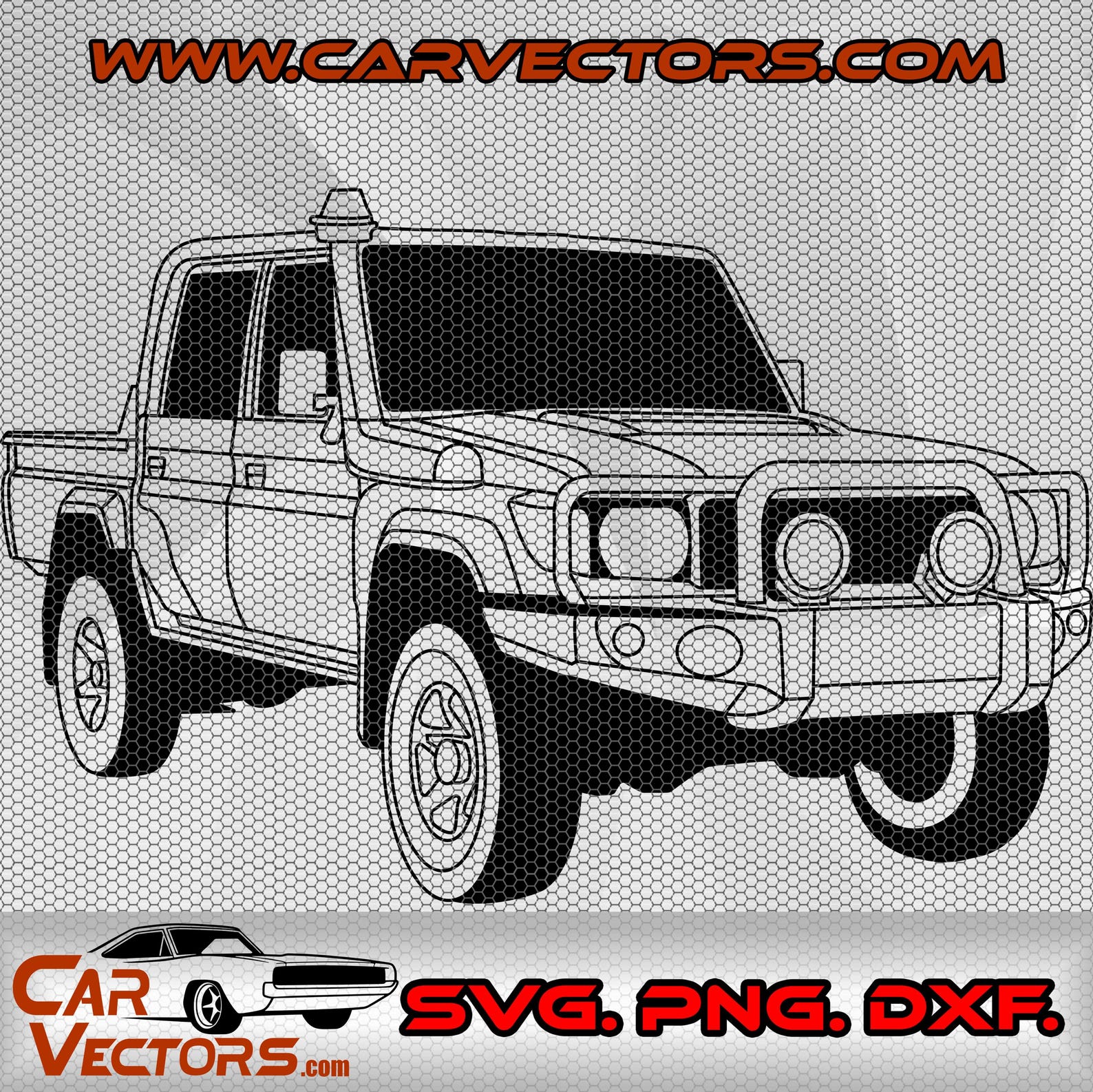 Land Cruiser SVG , Toyota Land Cruiser Cricut , Vector, Illustration ...