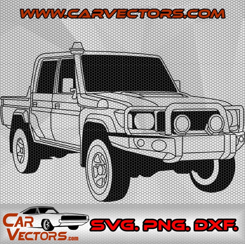 Land Cruiser SVG , Toyota Land Cruiser Cricut , Vector, Illustration ...