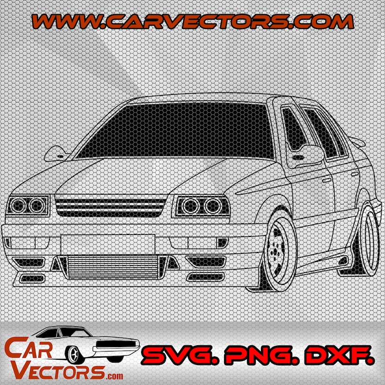 Volkswagen Jetta III MK3 SVG, Vw Jetta Mk3 Png, Volkswagen Jetta 3 ...